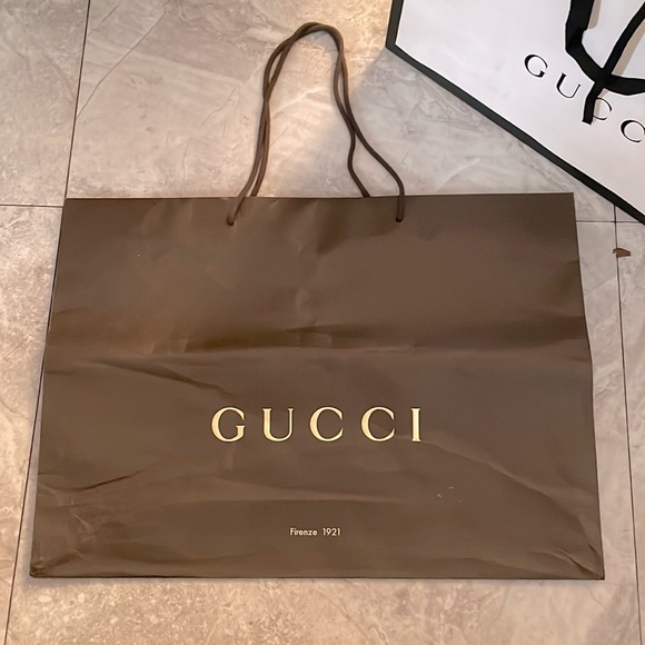 Gucci | Party Supplies | Gucci Gift Gg Logo Bag Xl | Poshmark